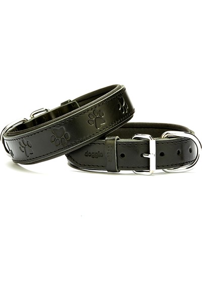 Doggie Konforlu El Yapımı Pati Desenli Köpek Boyun Tasması