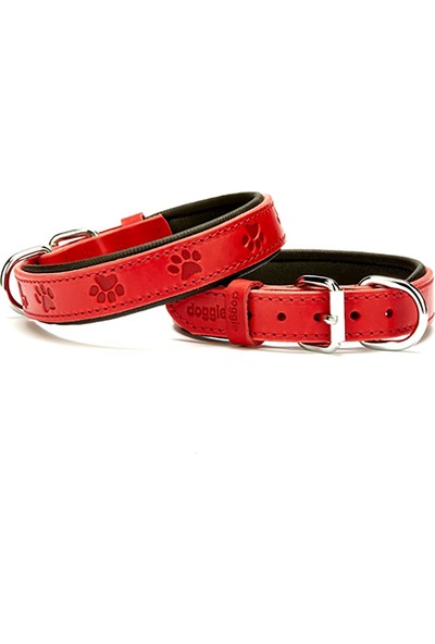 Doggie Konforlu El Yapımı Pati Desenli Köpek Boyun Tasması