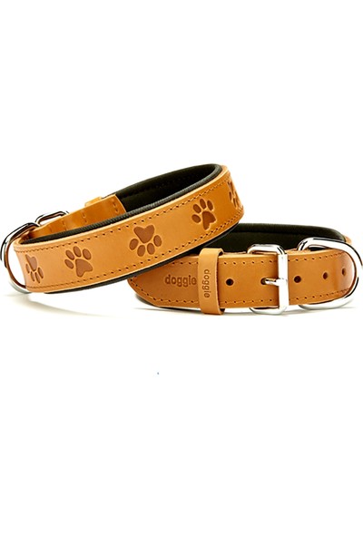 Doggie Konforlu El Yapımı Pati Desenli Köpek Boyun Tasması