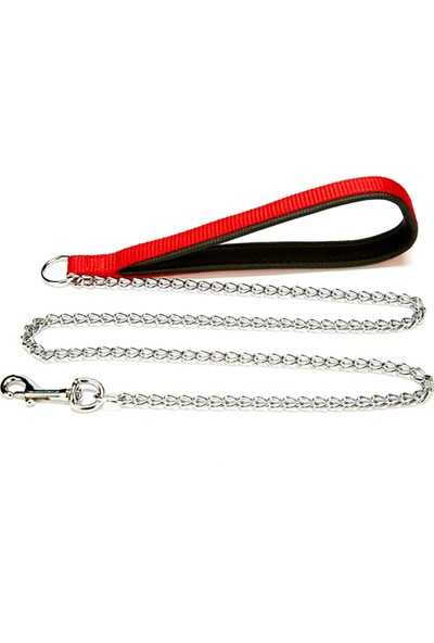 Doggie Konforlu Dokumadan El Yapımı Zincirli Köpek Gezdirme Kayışı
