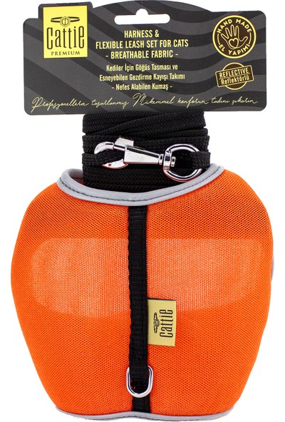 Cattie Hava Alan Dokumadan El Yapımı Kedi Göğüs & Gezdirme Takımı Cattie Hava Alan Dokumadan El Yapımı Kedi Göğüs & Gezdirme Takımı