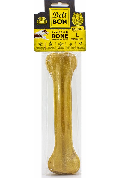 Delibon Pres Kemik 22 cm M Boy 1'li Paket Naturel Delibon Pres Kemik 22 cm M Boy 1'li Paket Naturel
