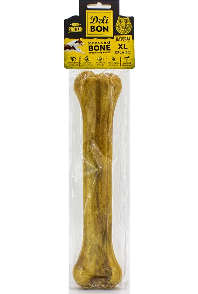 Delibon Pres Kemik 27 cm M Boy 1'li Paket Naturel Delibon Pres Kemik 27 cm M Boy 1'li Paket Naturel