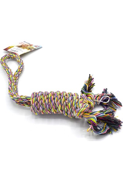 Eurodog Renkli Diş İpi Rulo Köpek Oyuncağı 40 cm