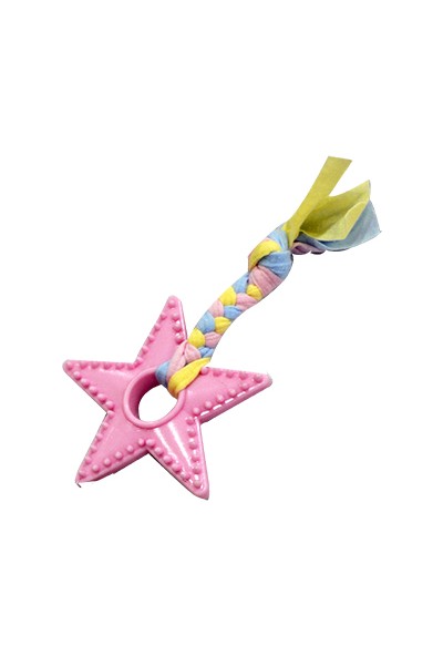 Eurodog Puppy Pembe Yıldız Diş Kaşıma Oyuncağı 18 cm Eurodog Puppy Pembe Yıldız Diş Kaşıma Oyuncağı 18 cm