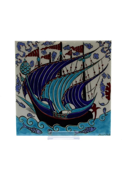 Otantik Çini Kalyon Kuwars Islak Kuru Zemin Duvar Kaplama Karo