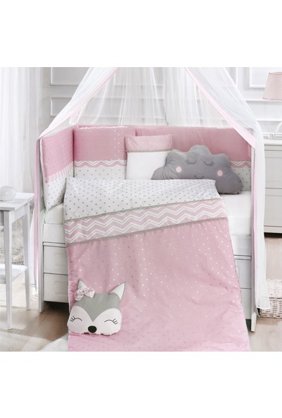 Momishop Fox Uyku Seti Pembe