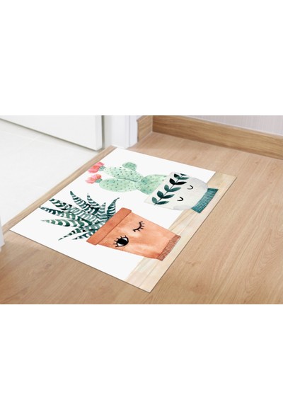 Soley Three Cactus Djt 40 x 60 cm Banyo Paspası 0456 01