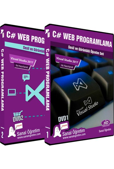 Sanal Öğretim C# Web Programlama (Visual Studio 2017 Ile) Video Eğitim Seti Sanal Öğretim C# Web Programlama (Visual Studio 2017 Ile) Video Eğitim Seti