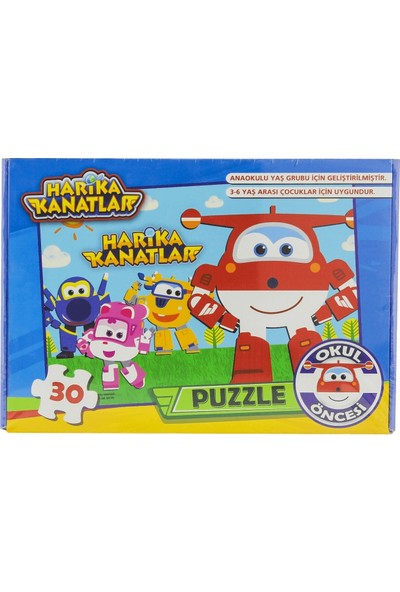 Harika Kanatlar Anaokulu 30 Parça Puzzle