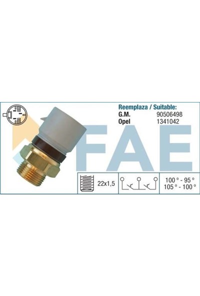 Fae Opel Vectra B 1.61.82.02.5 Radyatör Fan Müşürü Fae Opel Vectra B 1.61.82.02.5 Radyatör Fan Müşürü