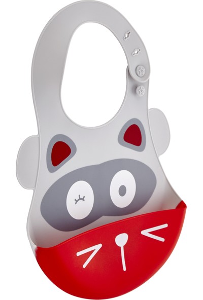 Babyjem Silikon Önlük Gri