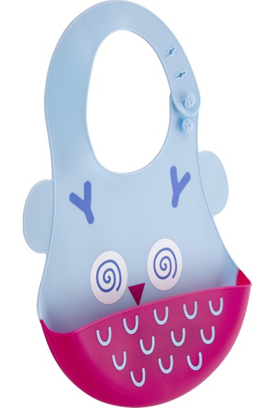 Babyjem Silikon Önlük Mavi