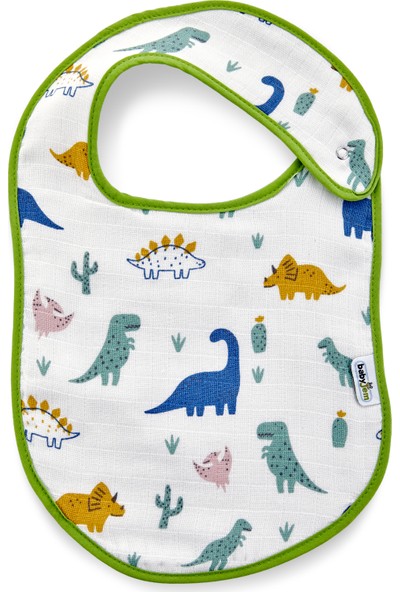 Babyjem Müslin Önlük Dino Babyjem Müslin Önlük Dino