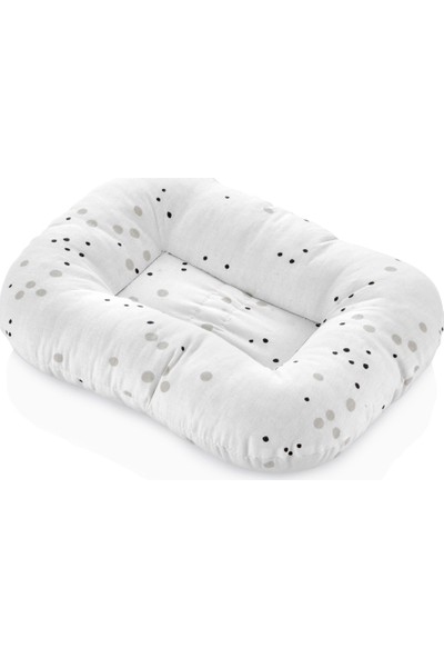 Babyjem Emzirme Yastığı Ekru Noktalı Babyjem Emzirme Yastığı Ekru Noktalı