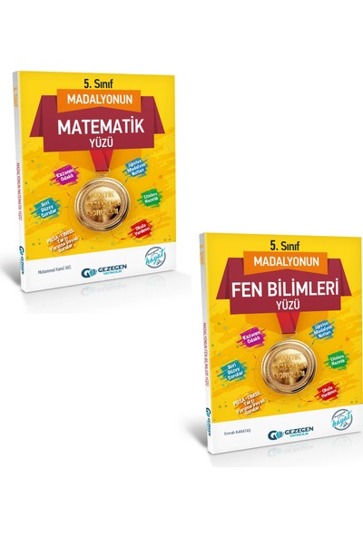 Gezegen Yayıncılık 5. Sınıf Madalyonun Matematik ve Fen Bilimleri Seti