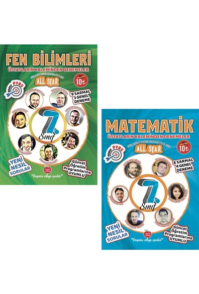 Newton Yayınları 7. Sınıf Üstadların Kaleminden Matematik - Fen Deneme Seti