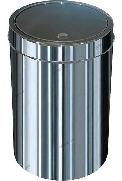 Arı Metal 1321 Döner Kapaklı 12 lt Paslanmaz Çöp Kovası Arı Metal 1321 Döner Kapaklı 12 lt Paslanmaz Çöp Kovası