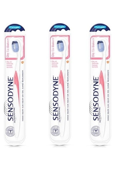 Sensodyne Diş Eti Bakımı Yumuşak Diş Fırçası X3 Sensodyne Diş Eti Bakımı Yumuşak Diş Fırçası X3