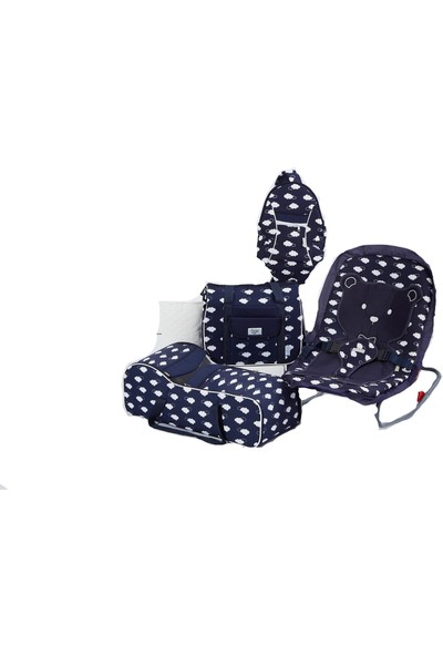 Nenny Bebek Taşıma Seti 5'li - Lacivert