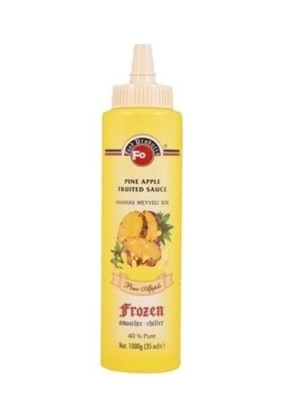 Fo Frozen Ananas Aromalı Püre 1000gr Fo Frozen Ananas Aromalı Püre 1000gr