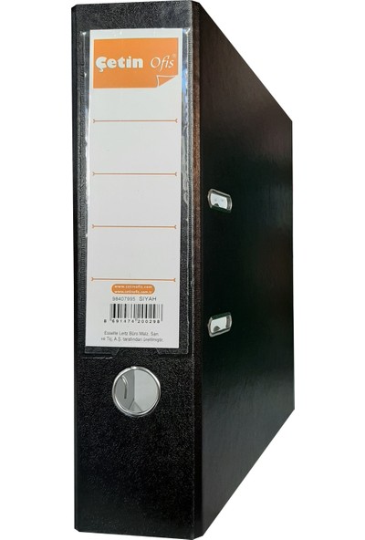 Çetin Ofis Plastik Geniş Klasör Siyah