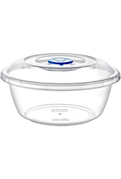 Plastart Yuvarlak Kapaklı Hamur Badyası | Kapaklı Hamur Leğeni