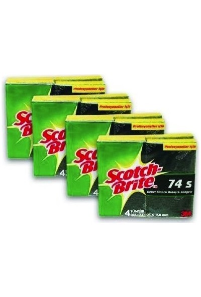 Scotch Brite 74S x 4 Adet Scotch Brite 74S x 4 Adet