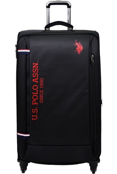 U.s. Polo Assn. Valiz Büyük Boy Siyah Kumaş Valiz U.s. Polo Assn. Valiz Büyük Boy Siyah Kumaş Valiz