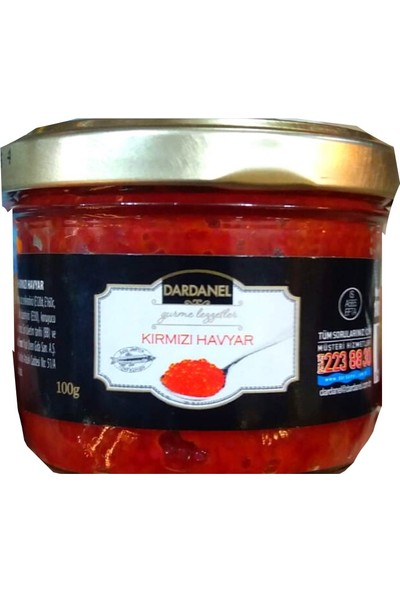 Dardanel Kırmızı Havyar 100 gr Dardanel Kırmızı Havyar 100 gr