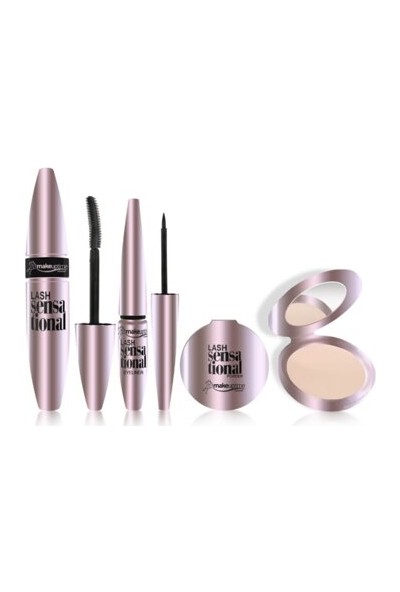 Makeuptime mt Lash Sensatıonal Rimel Eyeliner Pudra Seti Makeuptime mt Lash Sensatıonal Rimel Eyeliner Pudra Seti