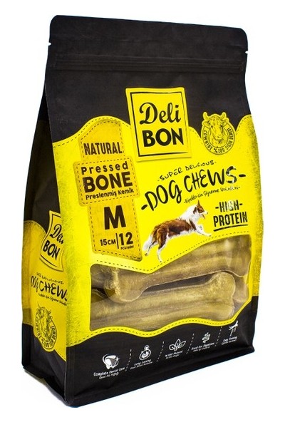 Delibon Pres Kemik 15 cm M Boy 12'li Torba Naturel Delibon Pres Kemik 15 cm M Boy 12'li Torba Naturel