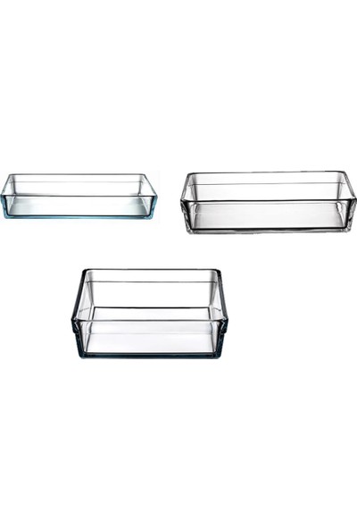 Paşabahçe 3'lü Premium Borcam Seti Paşabahçe 3'lü Premium Borcam Seti