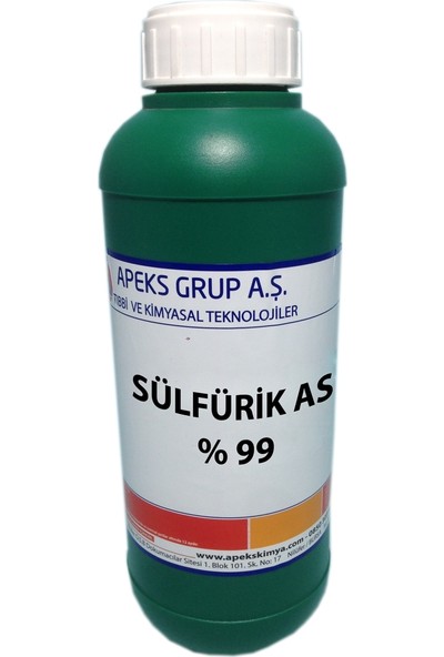 Apeks Sülfürik Asit %97 H2So4 1 kg