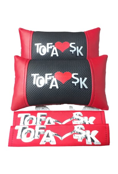 Sekutuning Tofaş Kırmızı Deri Yastık ve Kemer Konforu