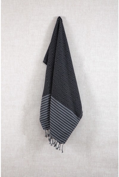 Wellstil Atıl Pamuk Peştamal Siyah Wellstil Atıl Pamuk Peştamal Siyah