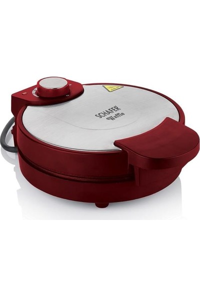 Schafer Waffle Makinesi - Kırmızı