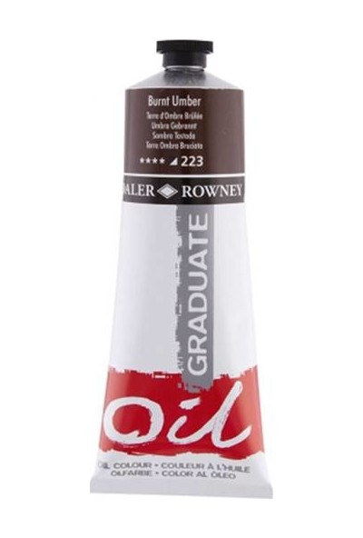 Daler Rowney Graduate Yağlı Boya 200 ml 223 Burnt Umber Daler Rowney Graduate Yağlı Boya 200 ml 223 Burnt Umber