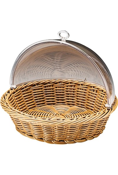 Zicco Polikarbon Rolltop Kapaklı Ekmek Sepeti Fanus 41X11 cm Zicco Polikarbon Rolltop Kapaklı Ekmek Sepeti Fanus 41X11 cm