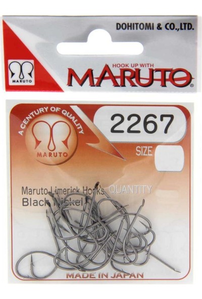 Maruto Bn Siyah Nikel Olta Iğnesi