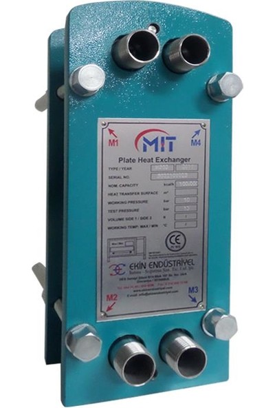 Mıt 503 Plakalı Eşanjör 20000- 35000 Kcal/h (7 Plakalı)