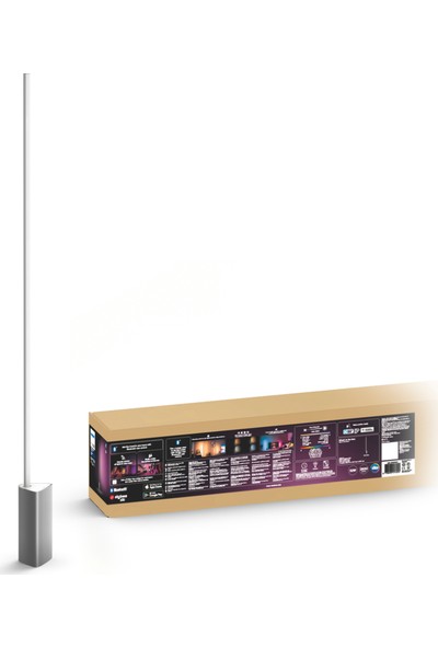 Philips Hue Signe Akıllı Dekoratif Zemin Işığı Lambader Philips Hue Signe Akıllı Dekoratif Zemin Işığı Lambader