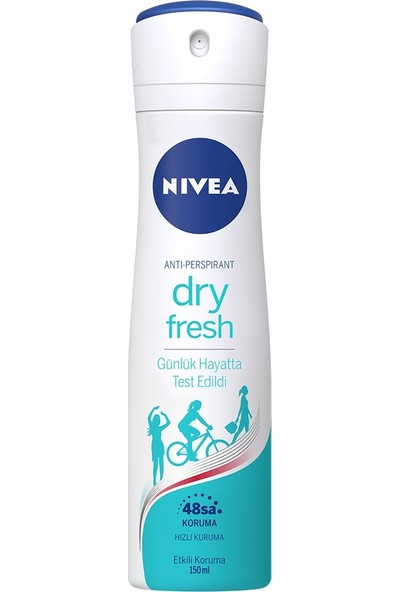 Nivea Dry Fresh Kadın Sprey Deodorant 150 Ml Nivea Dry Fresh Kadın Sprey Deodorant 150 Ml
