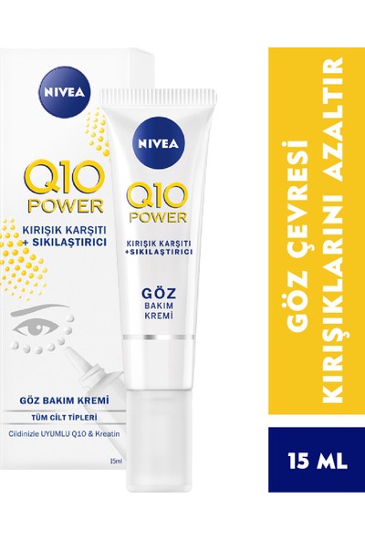 Nivea Q10 Kırışık Karşıtı Göz Bakım Kremi 15 ml