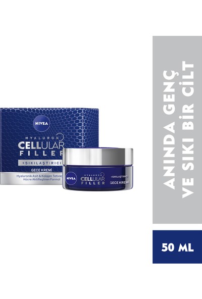 Nivea Cellular Cilt Gençleştirici Yüz Gece Bakım Kremi 50Ml Nivea Cellular Cilt Gençleştirici Yüz Gece Bakım Kremi 50Ml