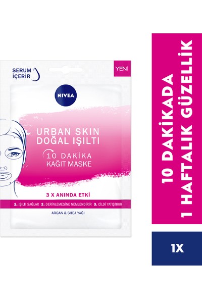 Nivea Urban Skin Işıltı Maskesi