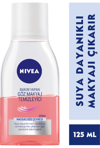 Nivea Bakım Yapan Göz Makyaj Temizleyici Hassas 125 Ml