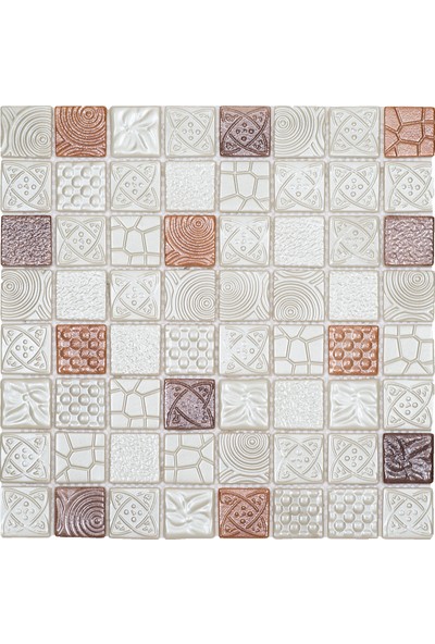 Evim Pres Dokulu Cam Mozaik FBLD002