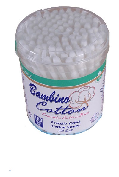 Kulak Temizleme Çubuğu Bambino Cotton B40100 100LÜ Kulak Temizleme Çubuğu Bambino Cotton B40100 100LÜ
