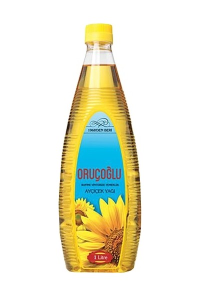 Oruçoğlu Ayçiçek Yağı 1 Lt